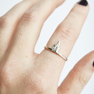 Fire Ring, Flame Ring, Simple Ring, Fire Sign, Thin Sterling Silver ...