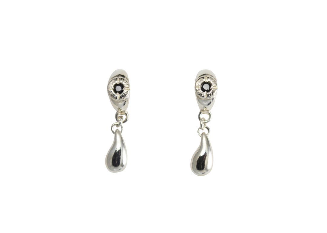 Teary Eye Earrings, Crying Eye Earrings, Evil Eye Earrings, Eye Dangle ...