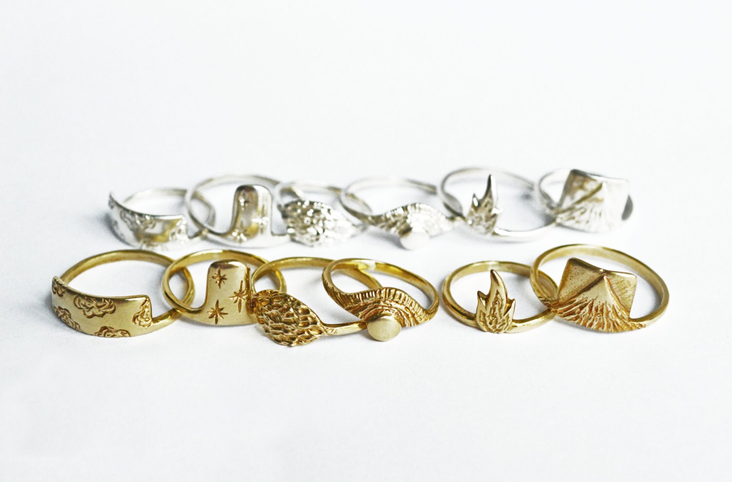 Fire Ring Flame Ring Simple Ring Fire Sign Ring Thin - Etsy