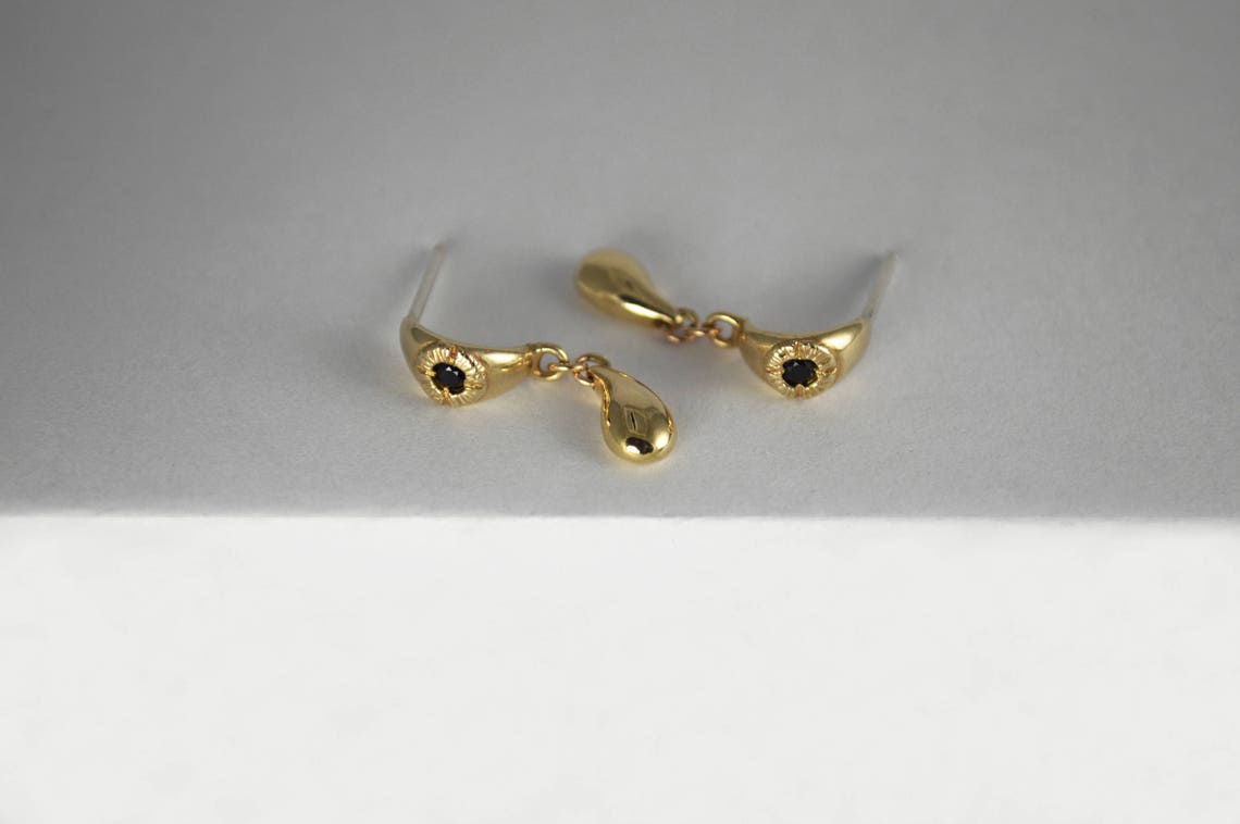 Teary Eye Earrings Crying Eye Earrings Evil Eye Earrings | Etsy