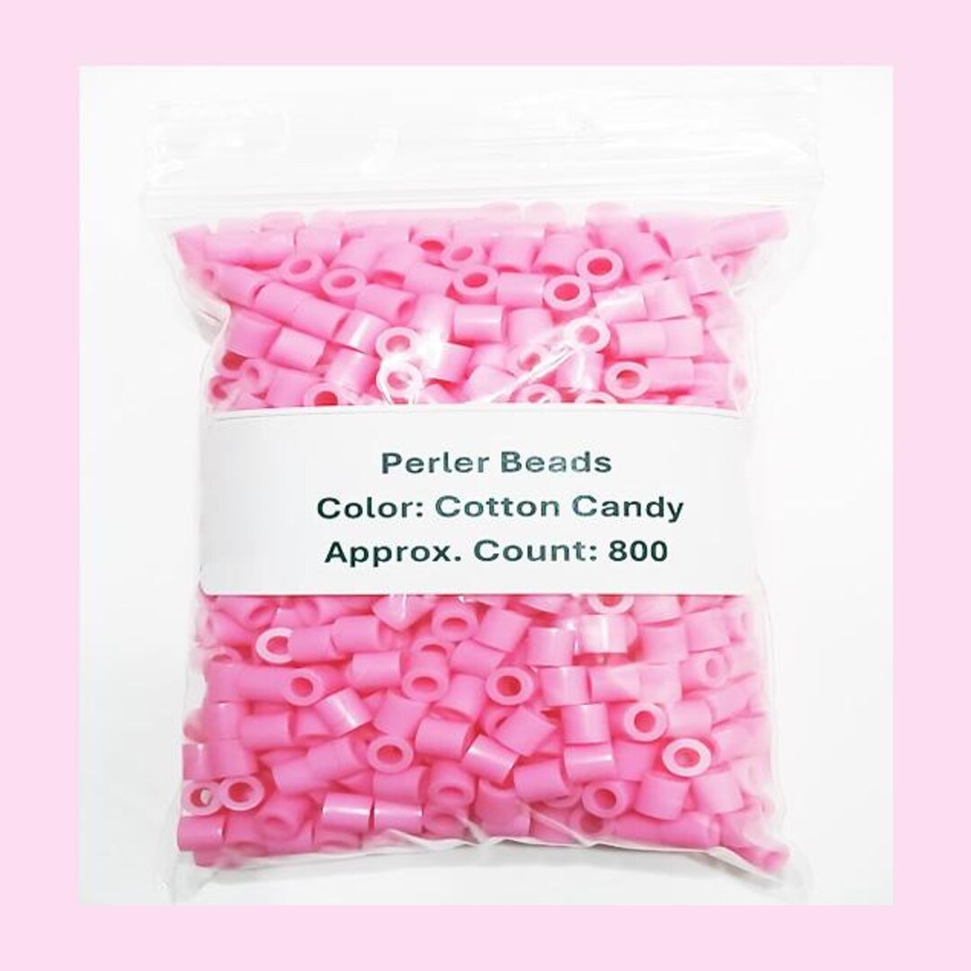800 Cotton Candy Perler Beads - Etsy