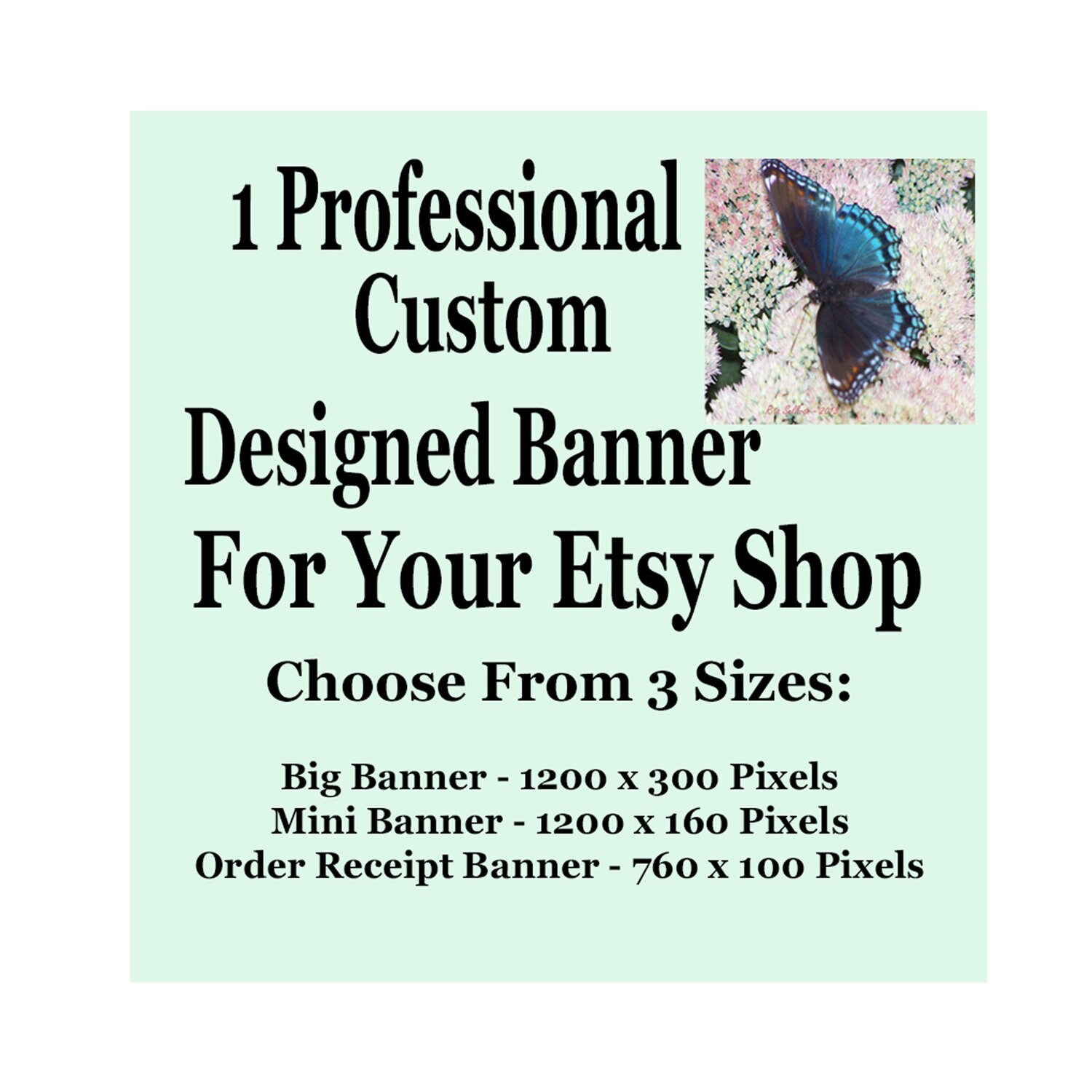 1 Custom Banner Exclusively for Your Etsy Shop, Professional ...