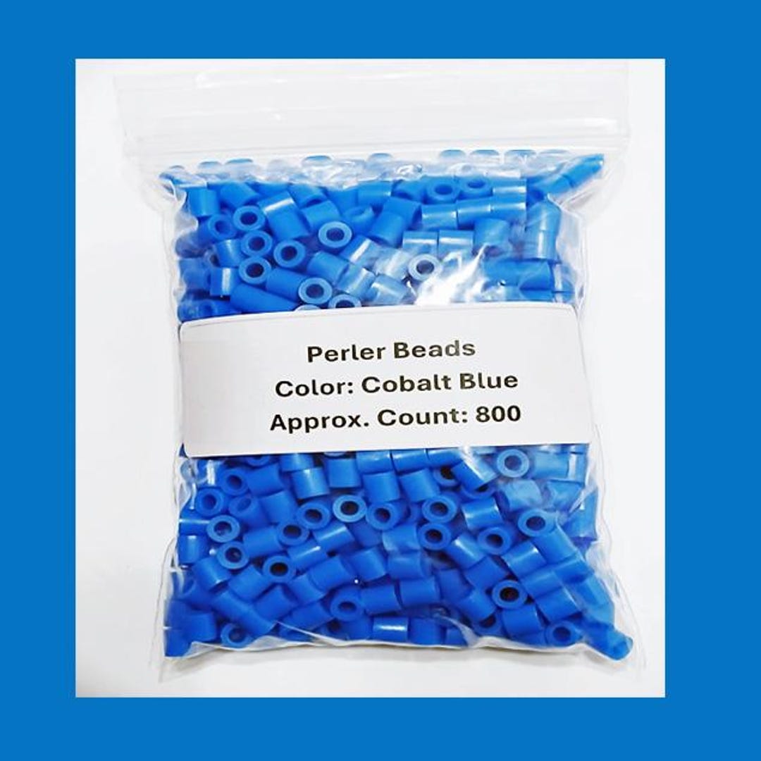800 Cobalt Blue Perler Beads - Etsy