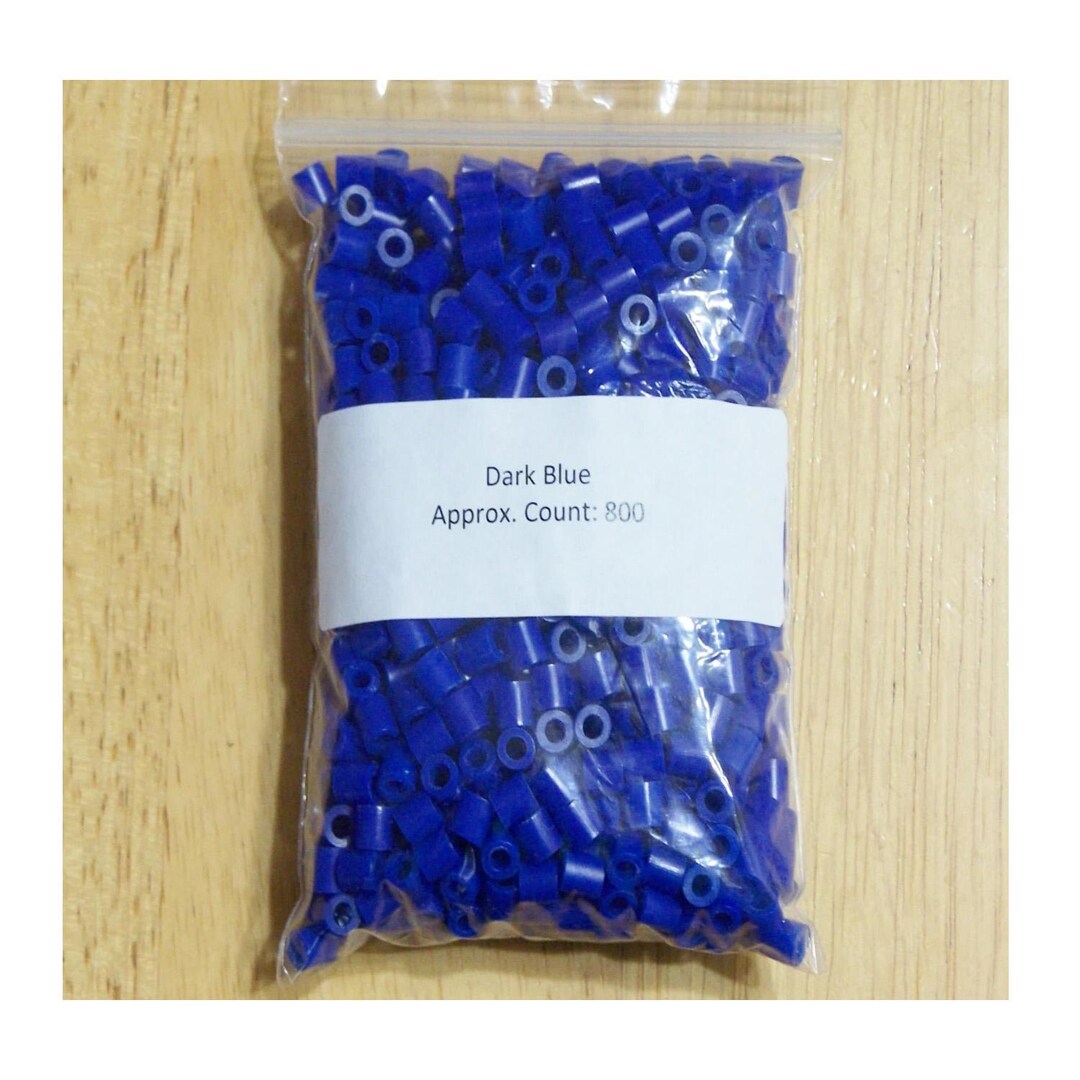 800 Dark Blue Perler Beads - Etsy