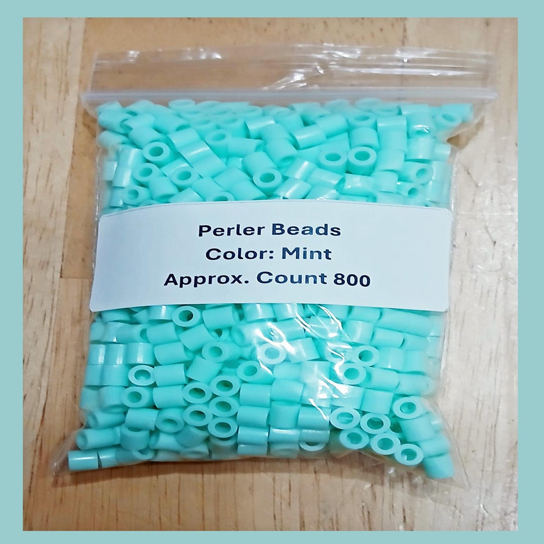 800 Mint Perler Beads - Etsy