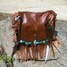 Native American Inspired Dreamy Fringed Leather Large Handbag - Etsy