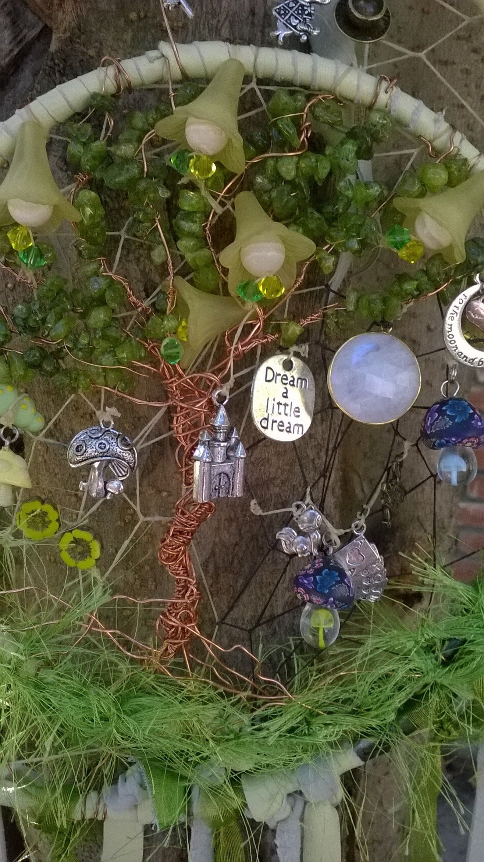 Wonderland Peridot Green Tree of Life 10 Inches in Width - Etsy