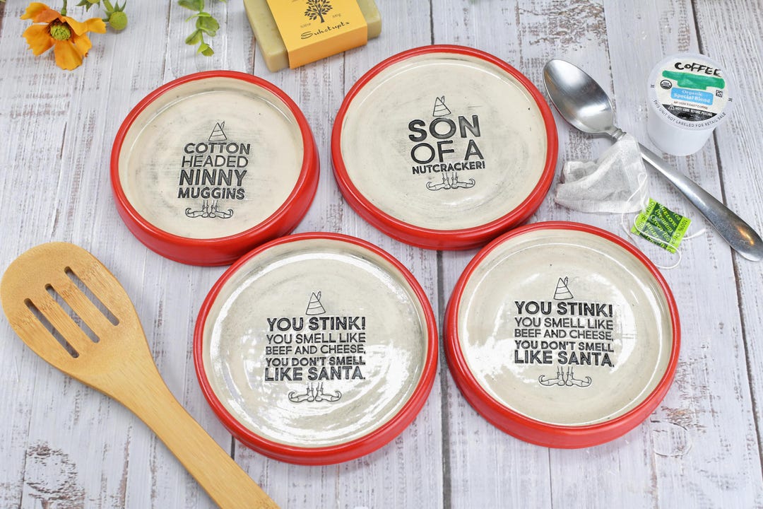 Buddy the Elf Christmas Ceramic Spoon Rest Soap Wine Bottle Drip Dish ...