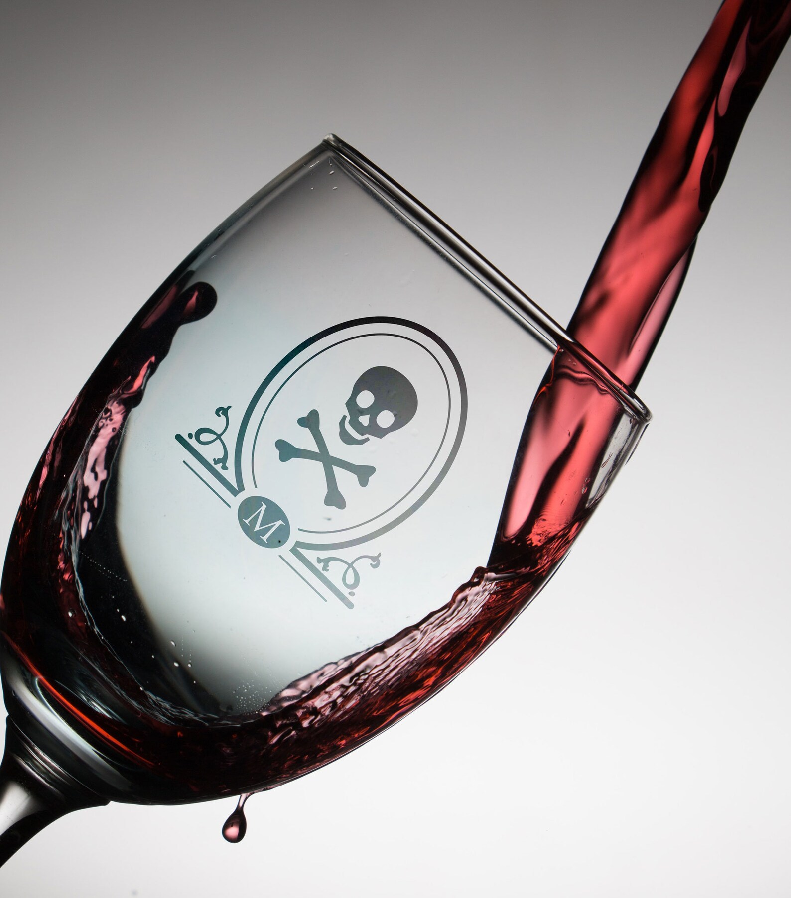 Skull Monogram Letter SVG Skull & Crossbones PNG Oval - Etsy