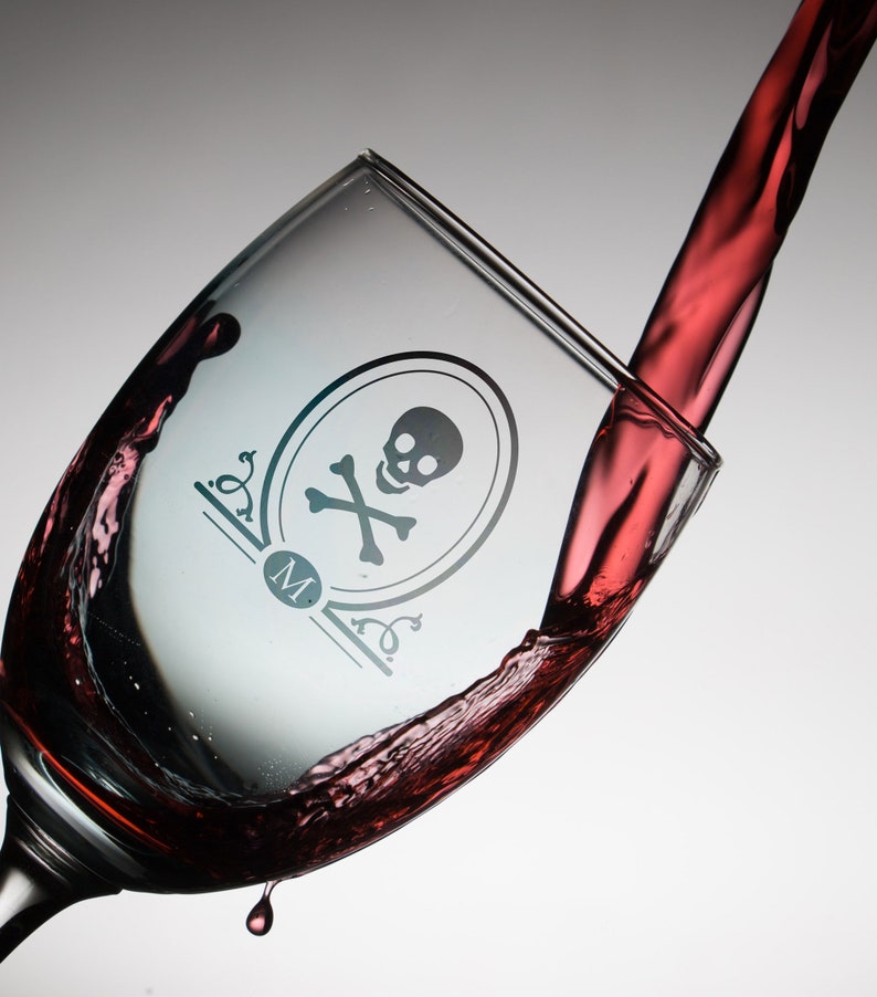 Skull Monogram Letter SVG Skull & Crossbones PNG Oval - Etsy