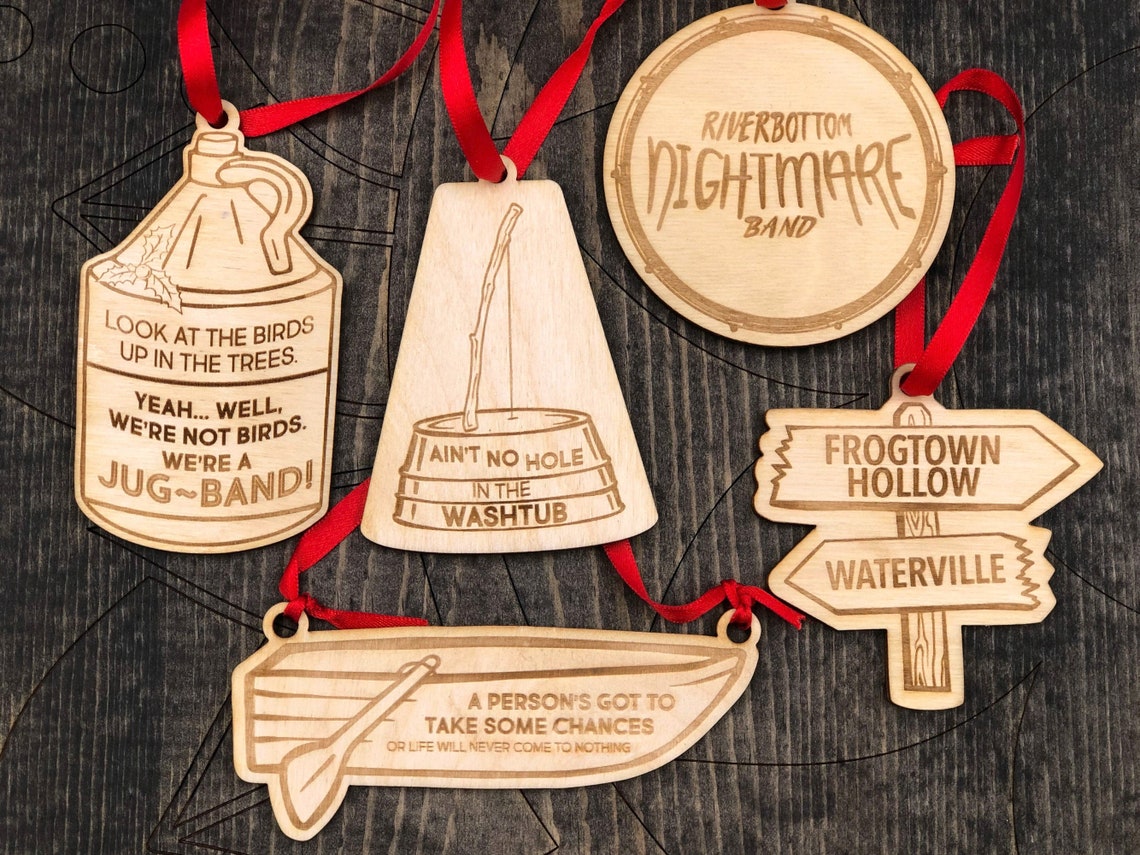 Emmet Otter's Jug-band Christmas Movie-inspired Ornaments With Quotes ...