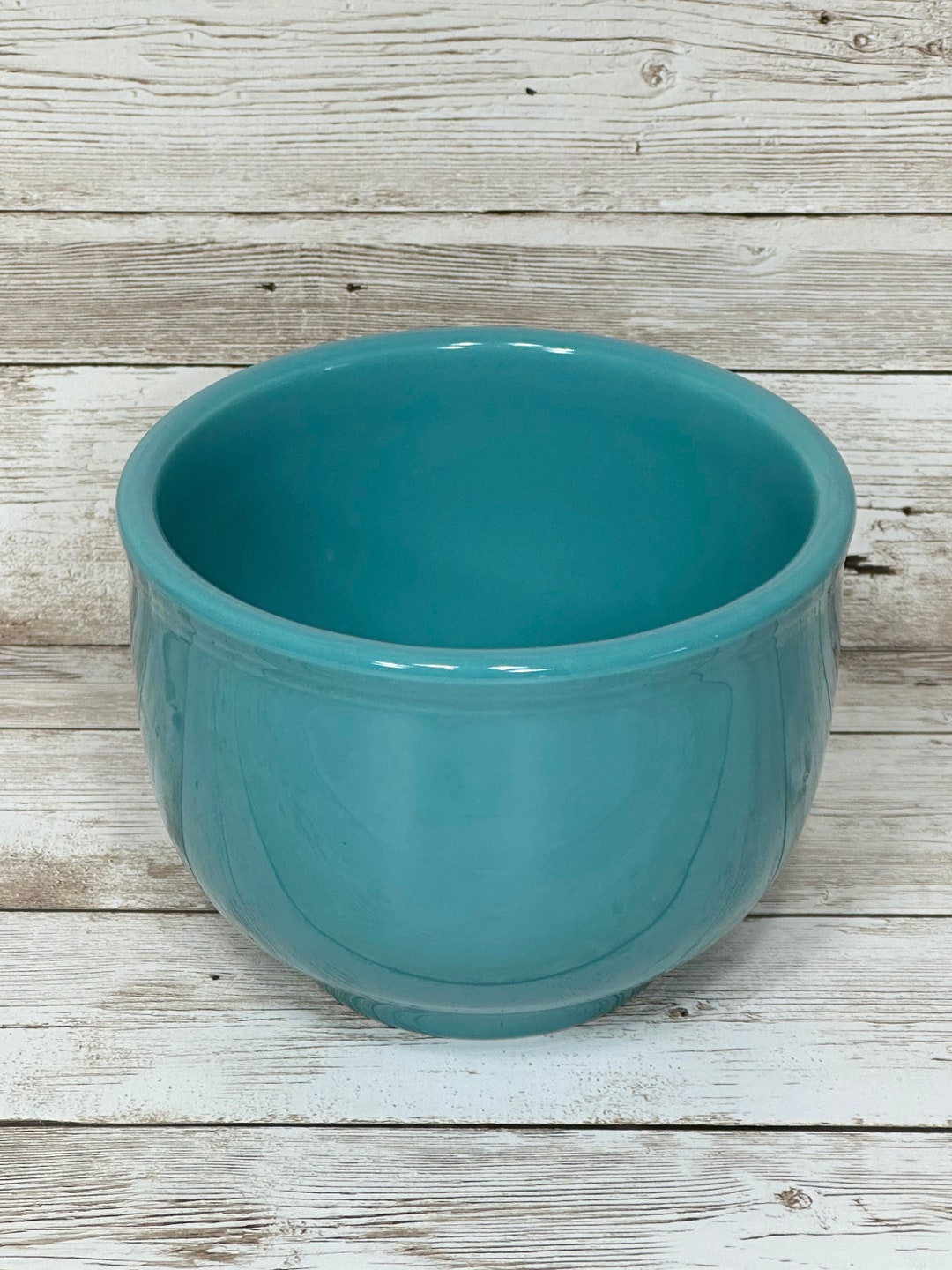 P86 Fiestaware Turquoise Jumbo Bowl - Etsy