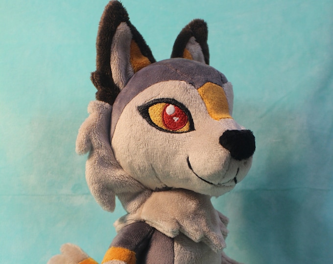 13 Fenrir Wolf Anthro Furry Original Line Plush Handmade Plushie MADE ...