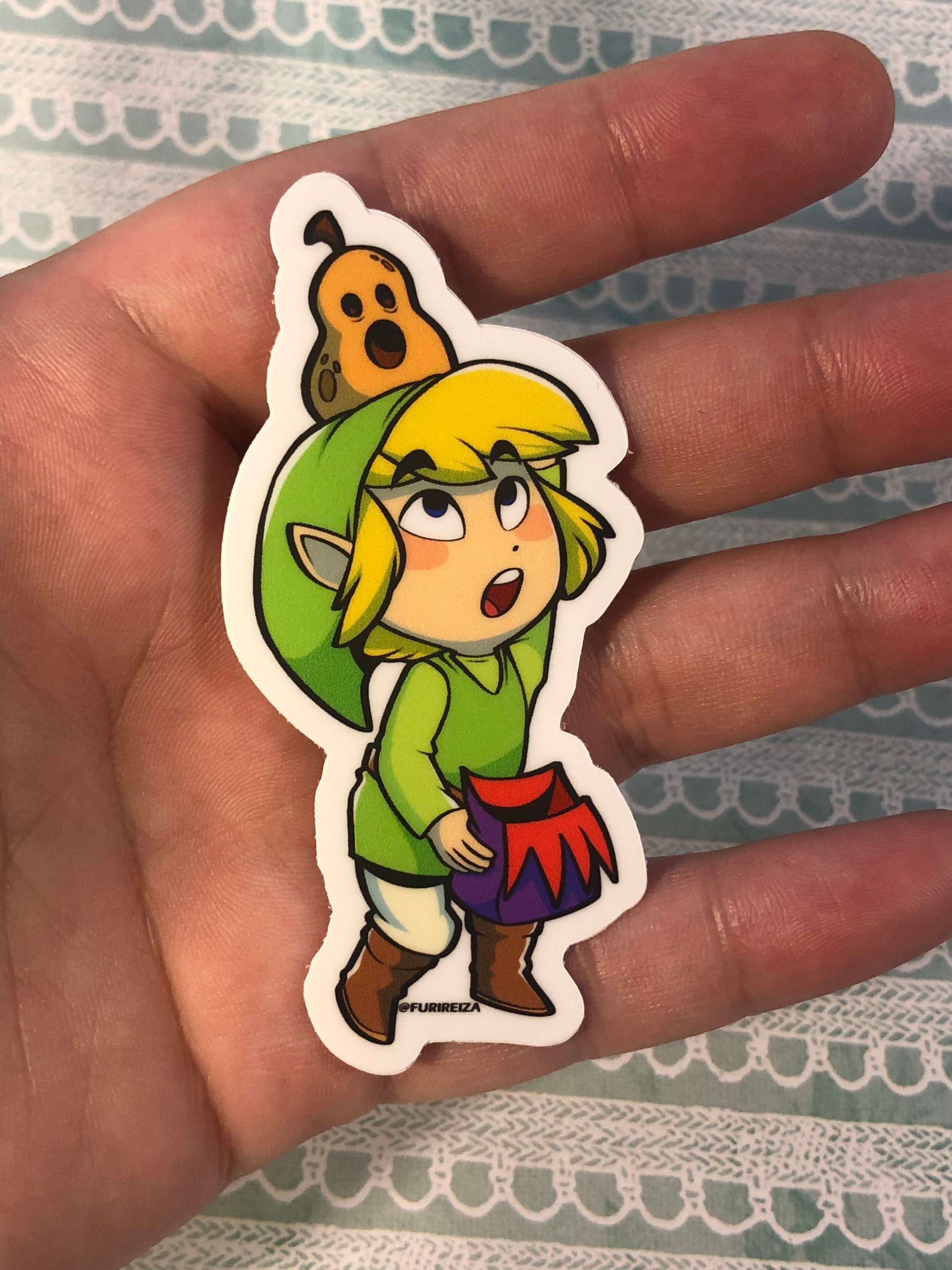 Link Legend of Zelda Inspired 3 Vinyl Sticker | Etsy