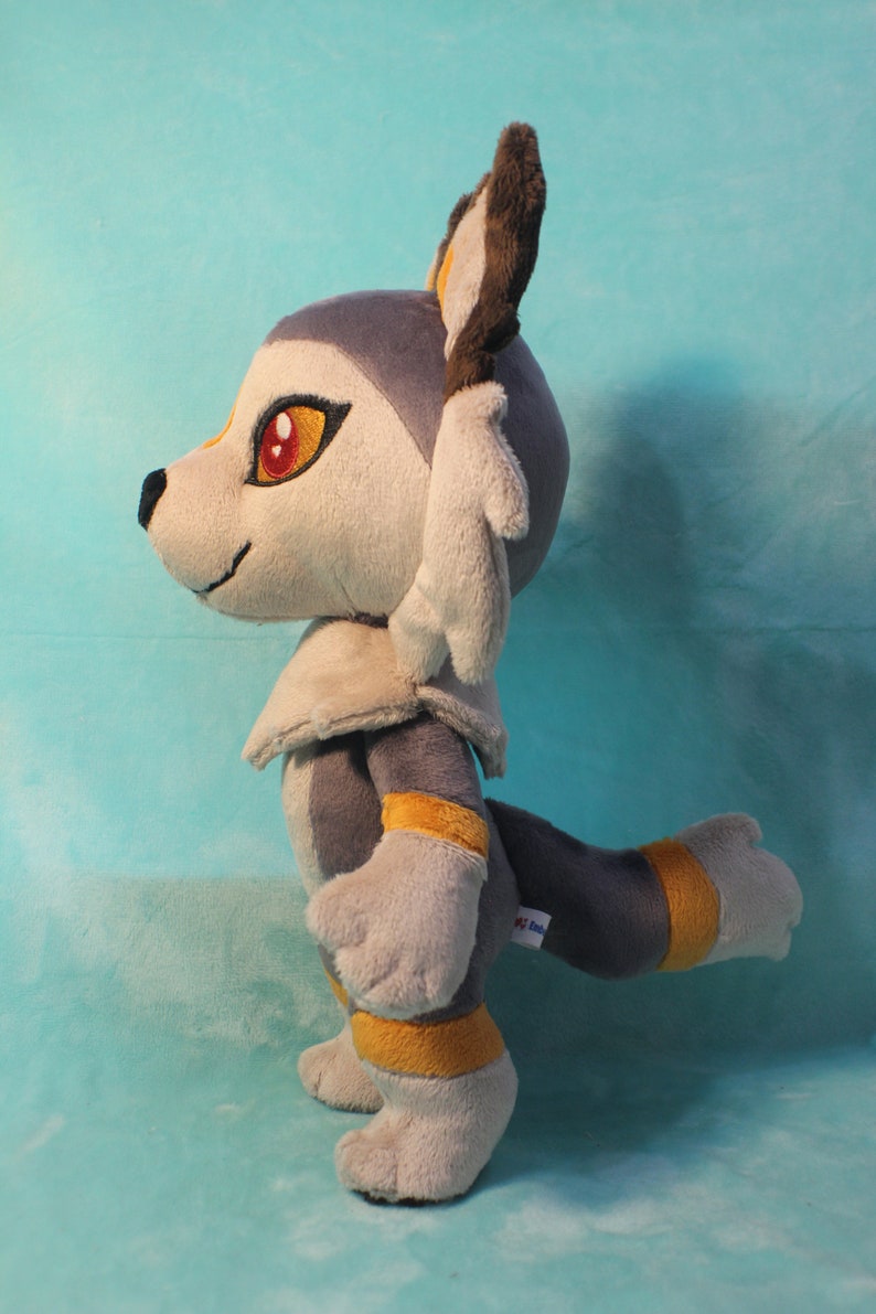 13" Fenrir Wolf Anthro Furry Original Line Plush Handmade Plushie MADE ...