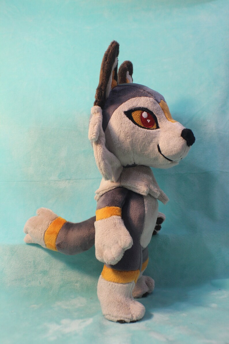 13" Fenrir Wolf Anthro Furry Original Line Plush Handmade Plushie MADE ...