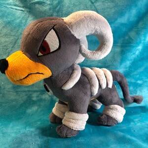 9" Chibi Houndoom Inspired Handmade Plush Plushie Made to Order - Etsy