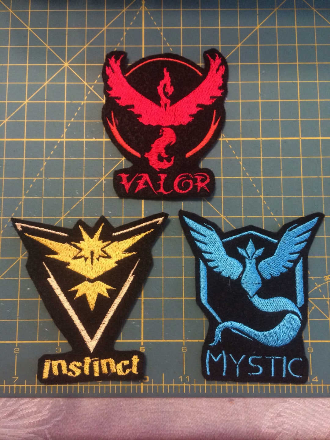 Valor, Mystic, Instinct Team Iron-on Patches - Etsy