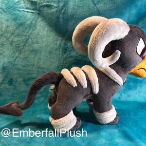 9" Chibi Houndoom Inspired Handmade Plush Plushie Made to Order - Etsy