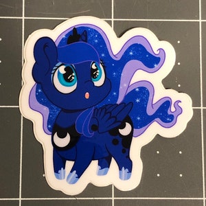 Princess Luna MLP My Little Pony Chibi Moon Inspired 2 | Etsy