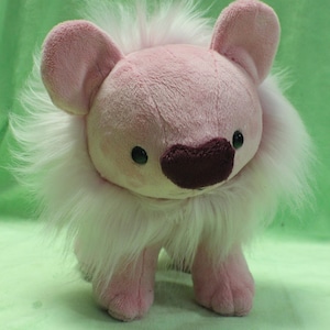 Chibi Steven Universe Inpsired Pink Lion 9" Soft Minky Fur Plush ...