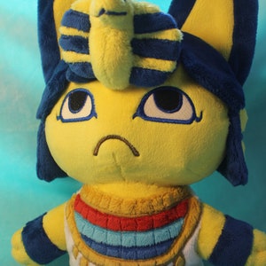 14" Ankha Animal Crossing Inspired Egyptian Cat Kitty Handmade Plushie ...