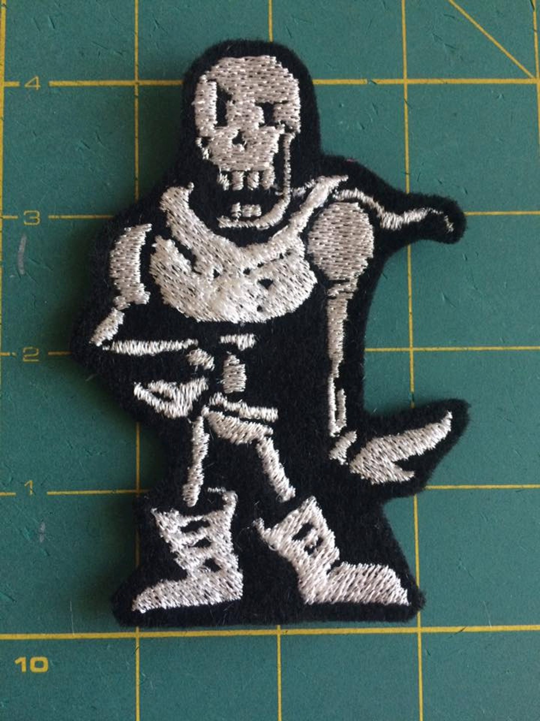 Undertale Papyrus Inspired 4" Skeleton Iron-on Patch - Etsy