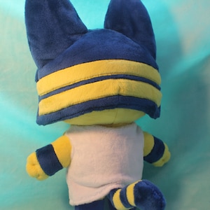 14" Ankha Animal Crossing Inspired Egyptian Cat Kitty Handmade Plushie ...