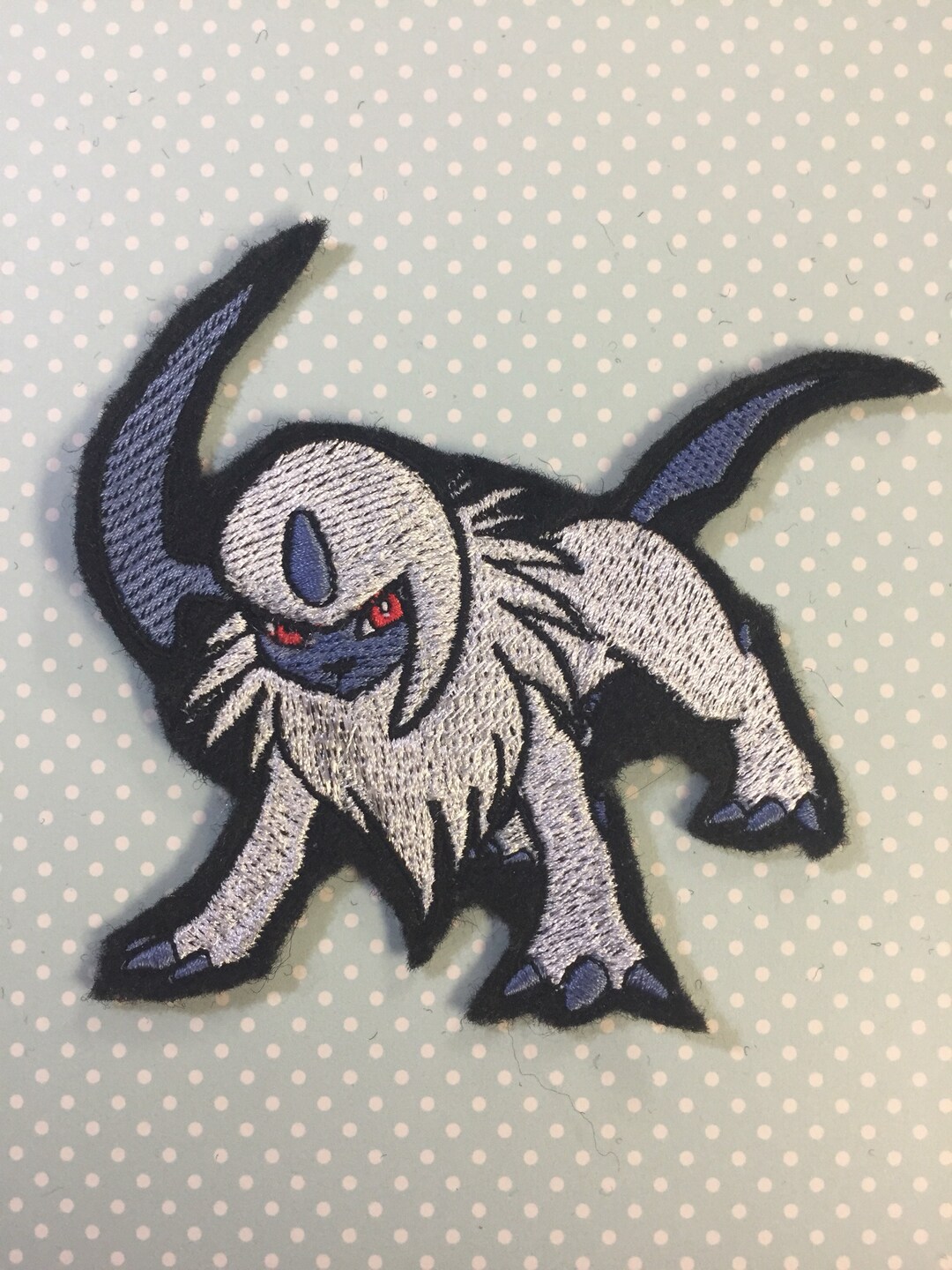 Pokemon Absol Inspired 4" Iron-on Patch - Etsy