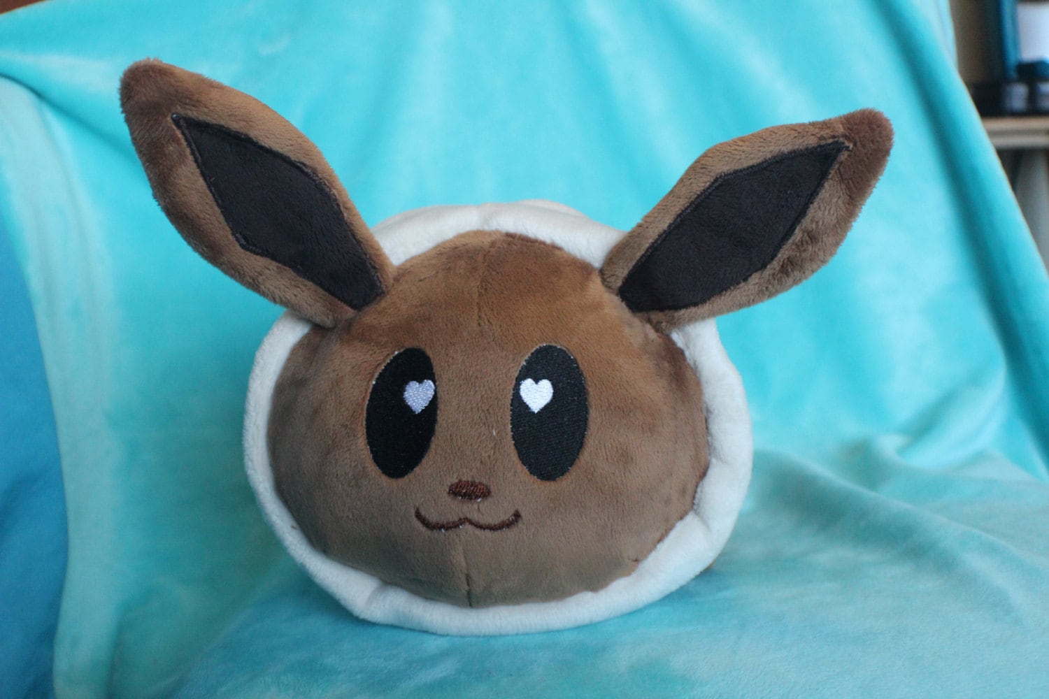 Eevee Pokemon inspirado Stacking Loaf tsum felpa, felpa - Etsy España