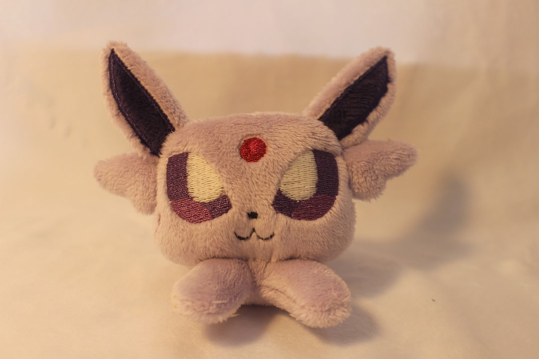 5” Mini Espeon Micro Palm Plushie Pokemon Inspired Minky Handmade ...