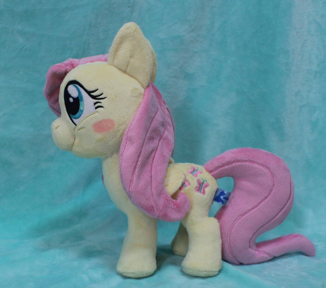 12" Fluttershy Shy Blushing My Little Pony Inspired Mlp Handmade Plush ...