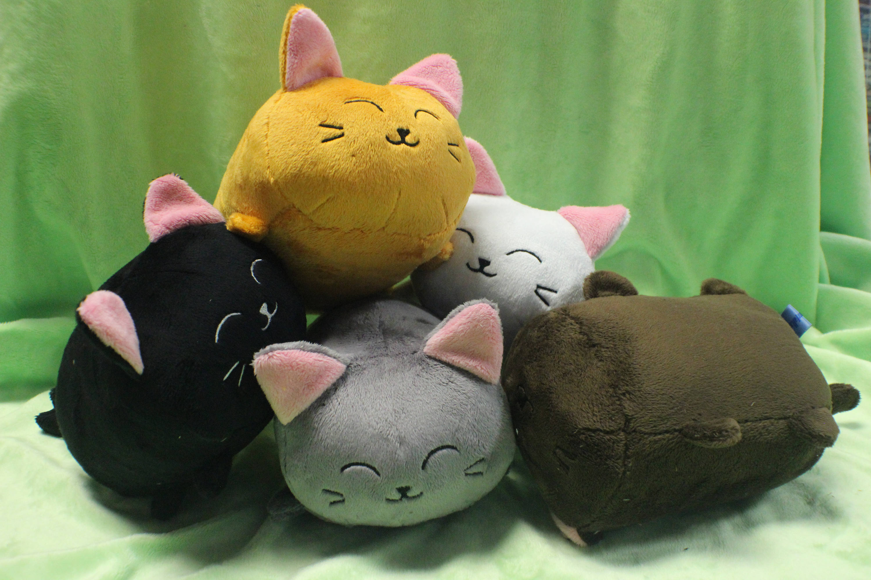 Chibi Kawaii Stacking Cat Loaf Roll 8 Soft Minky Plush | Etsy