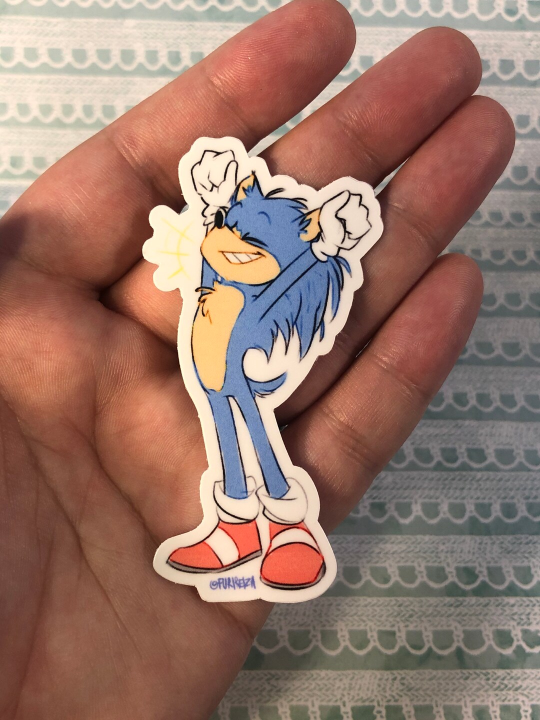 Sonic the Hedgehog Sketchy Style Inspired 3” Vinyl Sticker - Etsy