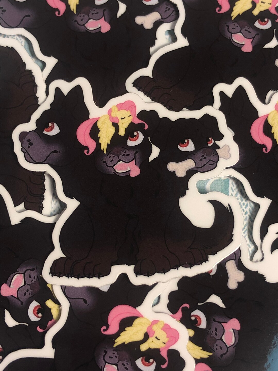 Cerberus and Fluttershy MLP My Little Pony Chibi Mythology Inspired 2 ...