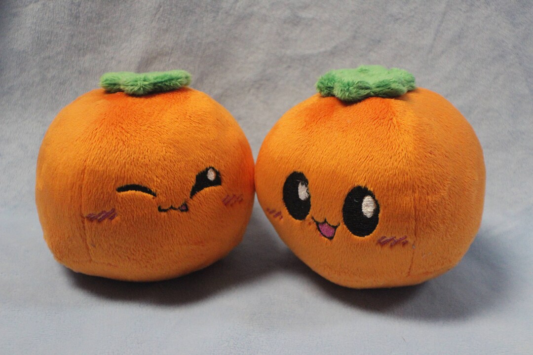 One (1) Orange Cutie Foodies Original 4" Fruit Soft Minky Blob Plush - Etsy