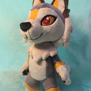 13" Fenrir Wolf Anthro Furry Original Line Plush Handmade Plushie MADE ...
