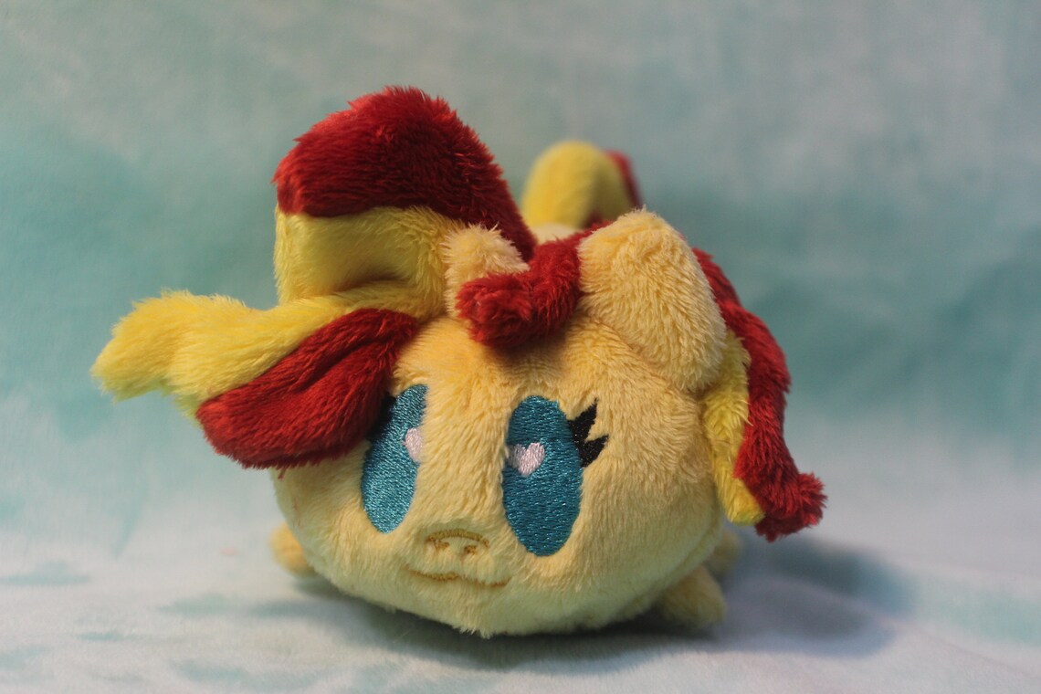 4” Loaf Sunset Shimmer My Little Pony Unicorn Chibi Handmade Stacking ...