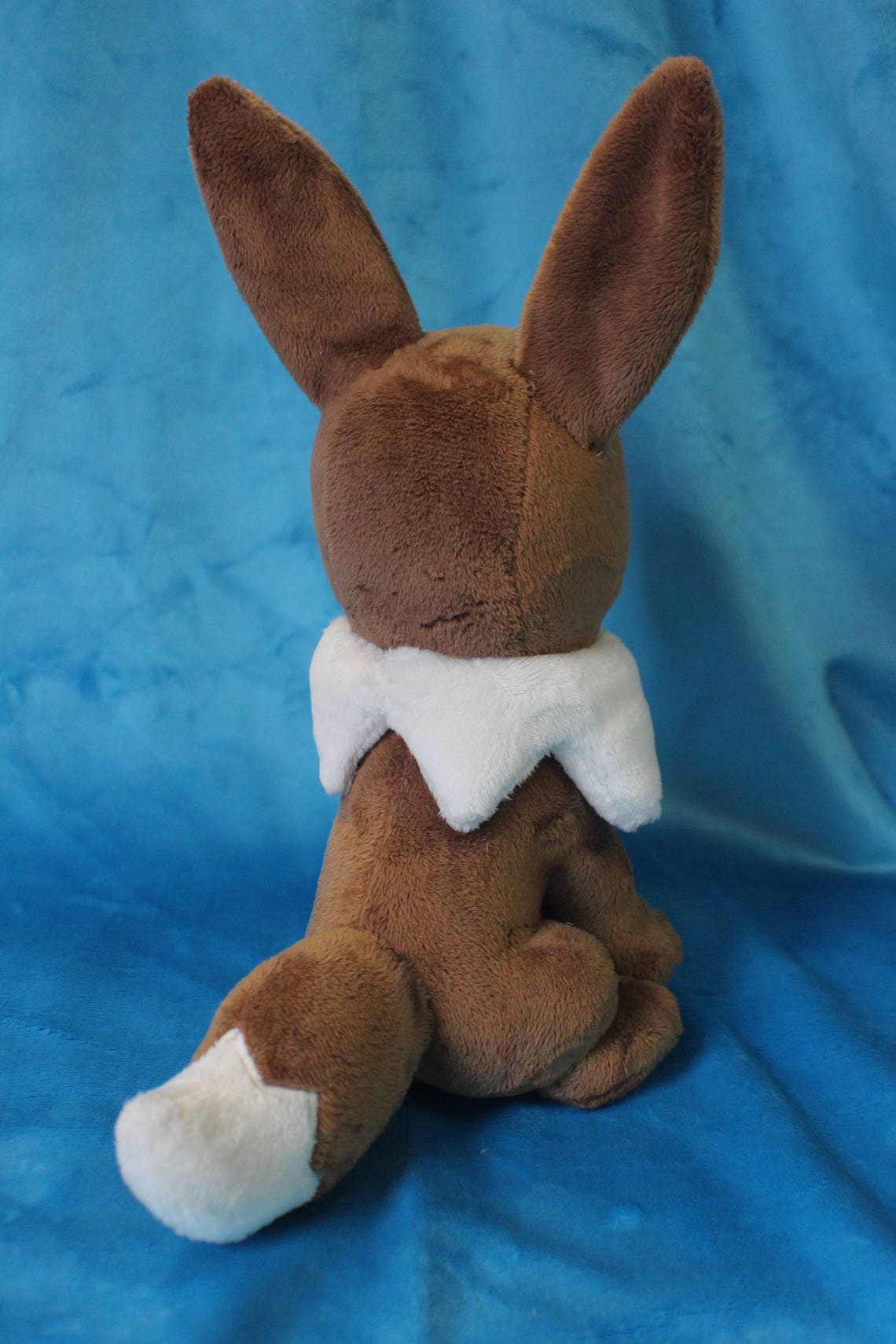 9" Sitting Eevee Pokemon Inspired Plush, Plushie Eeveelution Shiny - Etsy