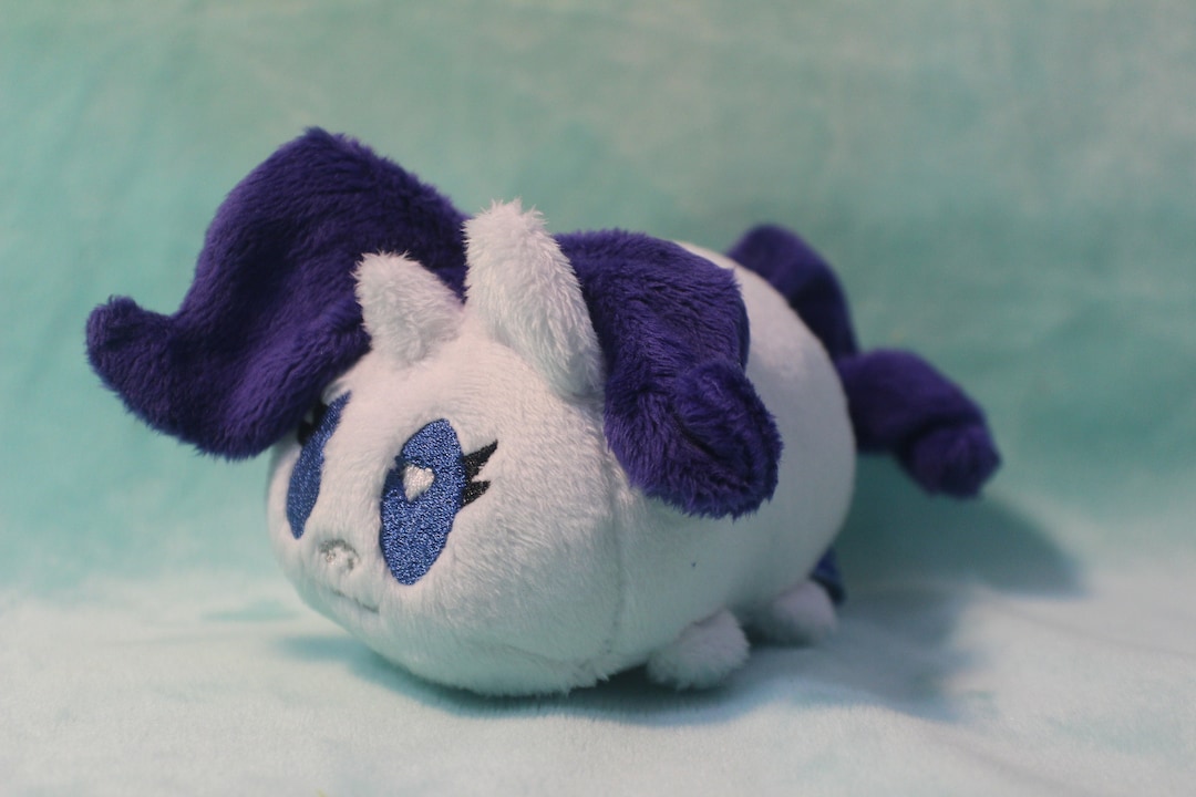 4” Loaf Rarity My Little Pony Unicorn Chibi Handmade Stacking Plush ...