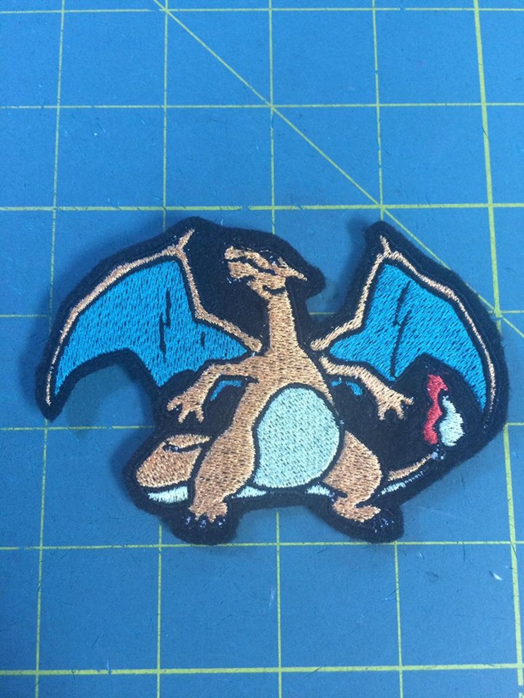 Charizard Pokemon Inspired 4" Iron-on Patch - Etsy