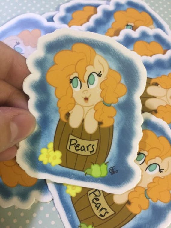Pear Butter 3in MLP My Little Pony Vinyl Sticker - Etsy