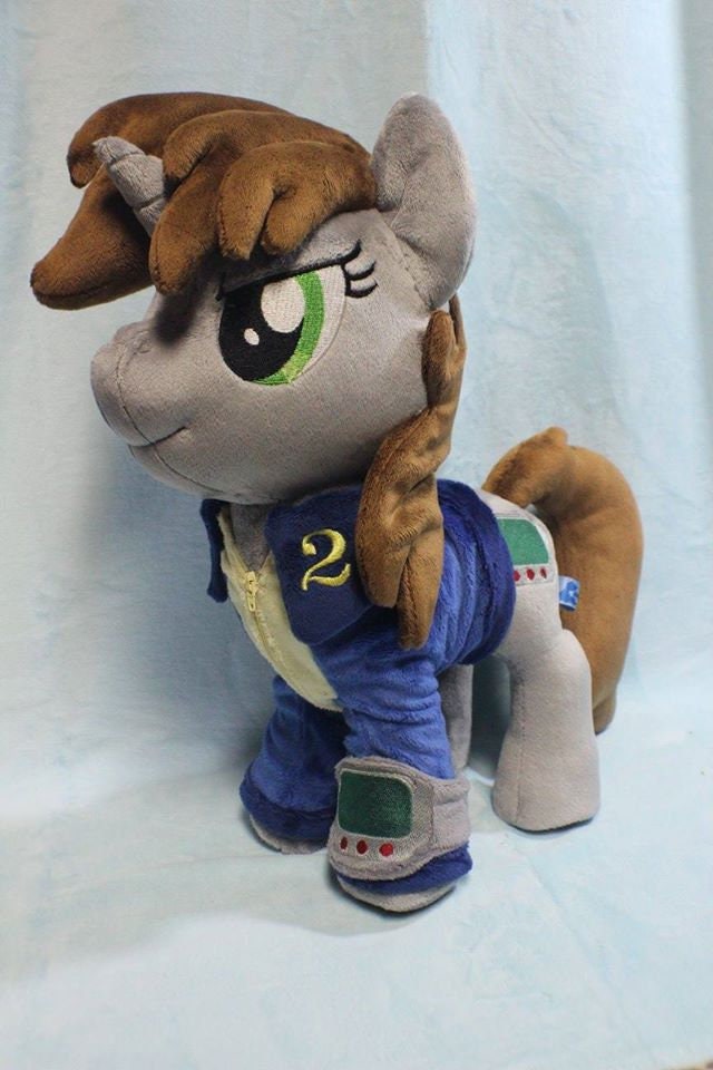 16" Littlepip My Little Pony Inspired Mlp Handmade Plush Plushie ...