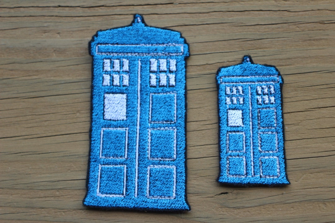 Doctor Who Tardis Iron-on Patch - Etsy