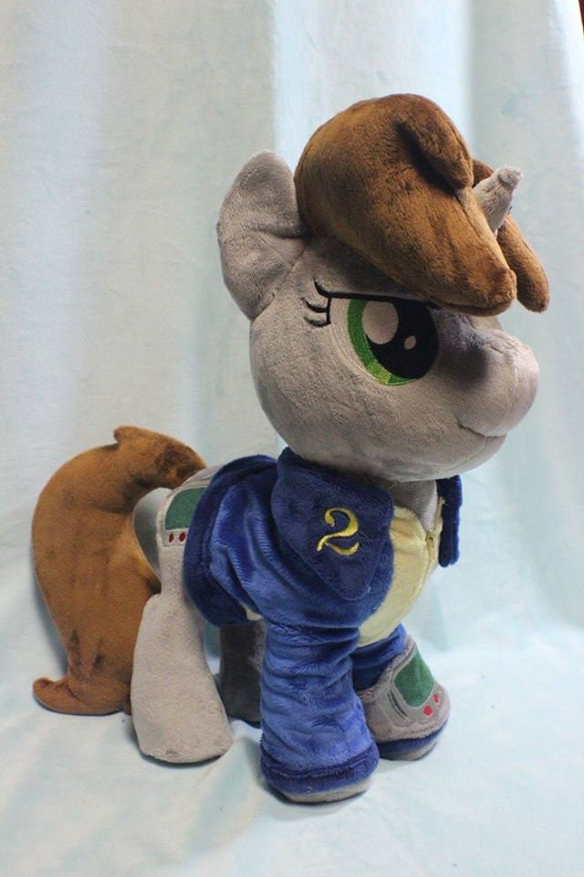 16" Littlepip My Little Pony Inspired Mlp Handmade Plush Plushie ...