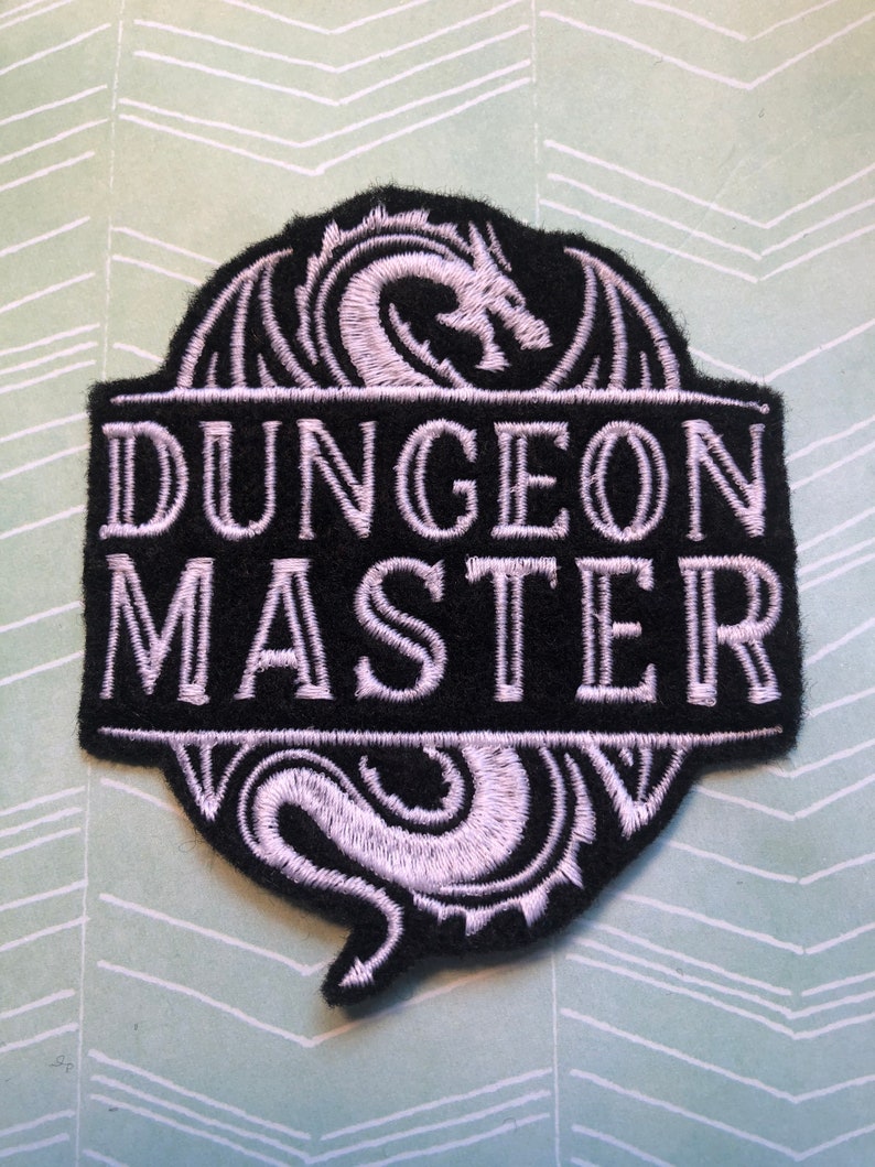 Dungeon Master DM Dnd RPG Inspired Table Top Game 3.5" Iron-on Patch - Etsy