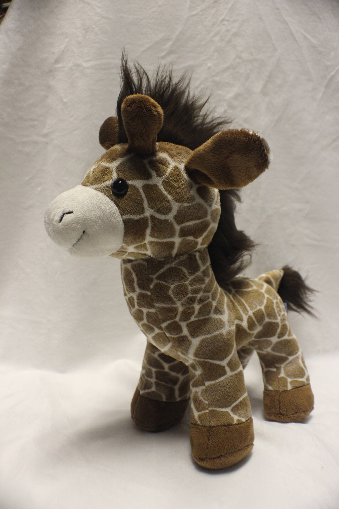 Cute Giraffe 12in Printed Minky Faux Fur Original Plush - Etsy