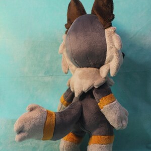 13" Fenrir Wolf Anthro Furry Original Line Plush Handmade Plushie MADE ...