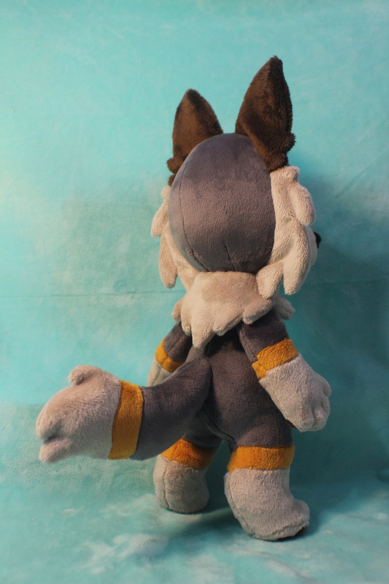 13" Fenrir Wolf Anthro Furry Original Line Plush Handmade Plushie MADE ...