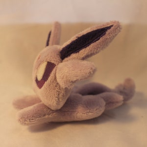 5” Mini Espeon Micro Palm Plushie Pokemon Inspired Minky Handmade ...
